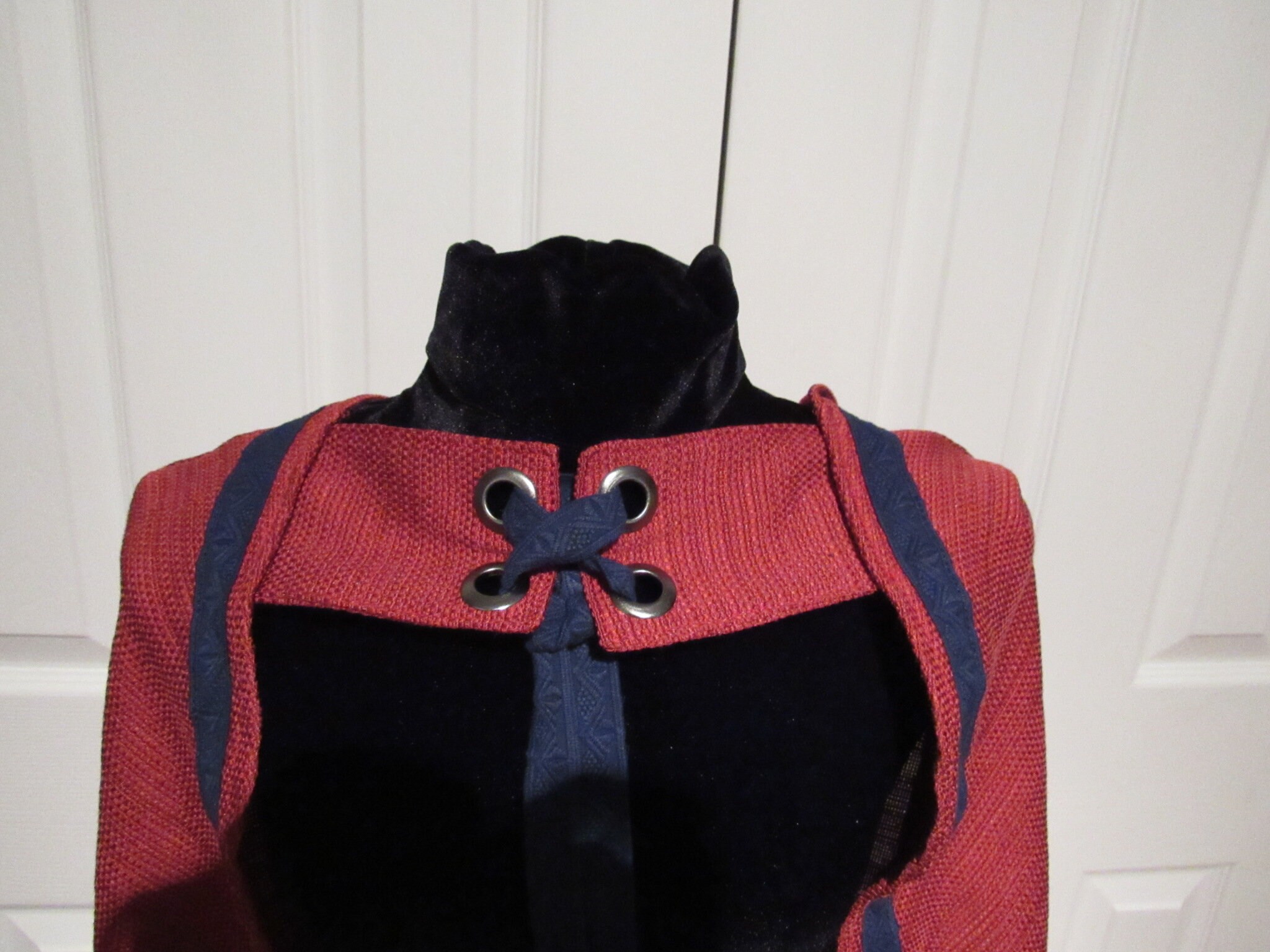 Upcycled Red Cloak - Etsy