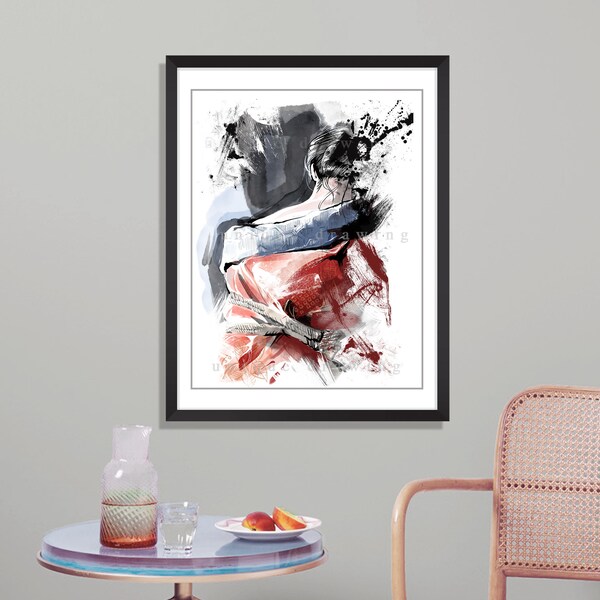 Sexy Bondage Painting - Etsy