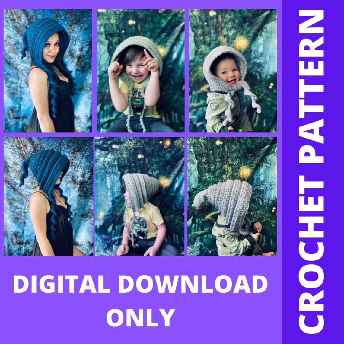 Whimsical Fae Bonnet Crochet Pattern - Etsy