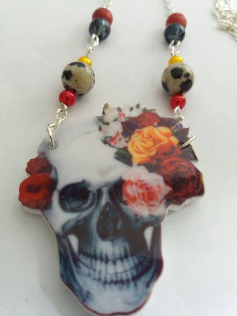 Skull Pendant / Gothic Necklace / Horror Jewellery / Creepy Pendant - Etsy