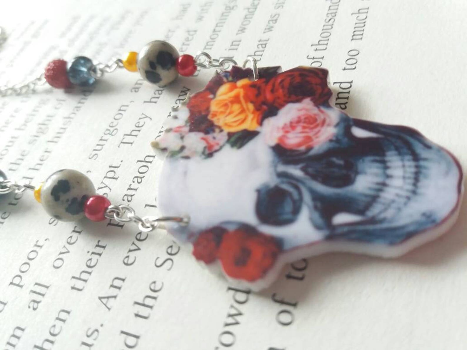 Skull Pendant / Gothic Necklace / Horror Jewellery / Creepy Pendant - Etsy