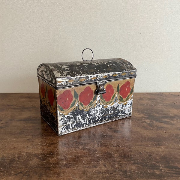Tole Painted Box - Etsy