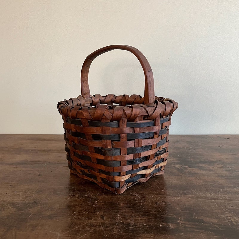 Primitive Basket - Etsy