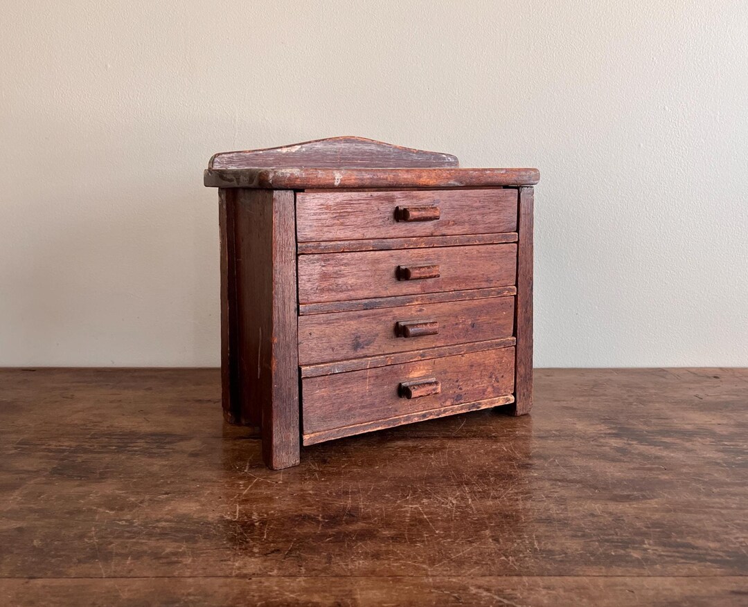 Small Craftsman Style Tabletop Chest of Drawers, American, Early 20th ...