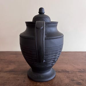 Engine Turned Black Basalt Teapot With Acorn Finial, English, Late 18th or Early 19th Century - Etsy
