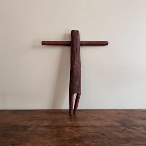 Rope Bed Key in Original Red Paint, American, 18th or Early 19th ...