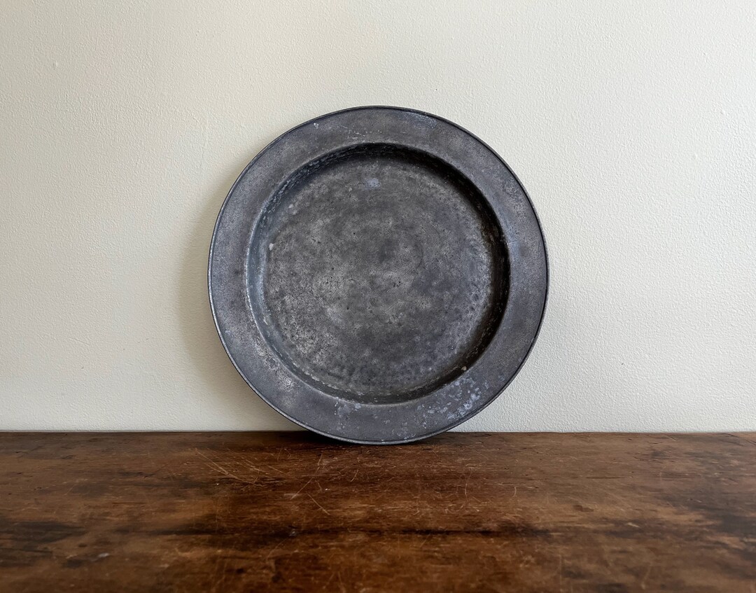 Pewter Charger or Deep Dish, Old Mellow Patina, Continental European ...