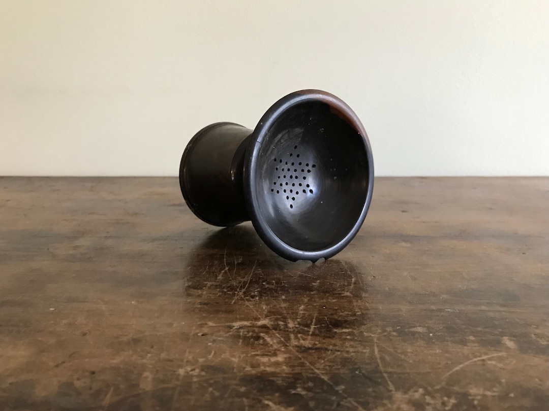 Lignum Vitae Treen Pounce Pot or Sander, American, Mid 19th Century - Etsy