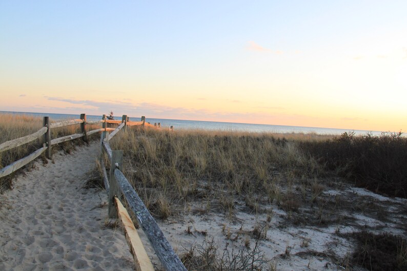 Long Beach Cape Cod Photography Sunset Photo - Etsy