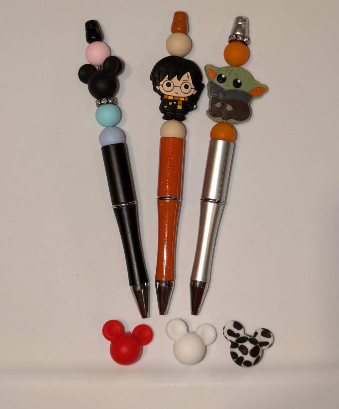 Bead Pens - Character (disney/mickey Mouse, Harry Potter, Yoda) - Etsy