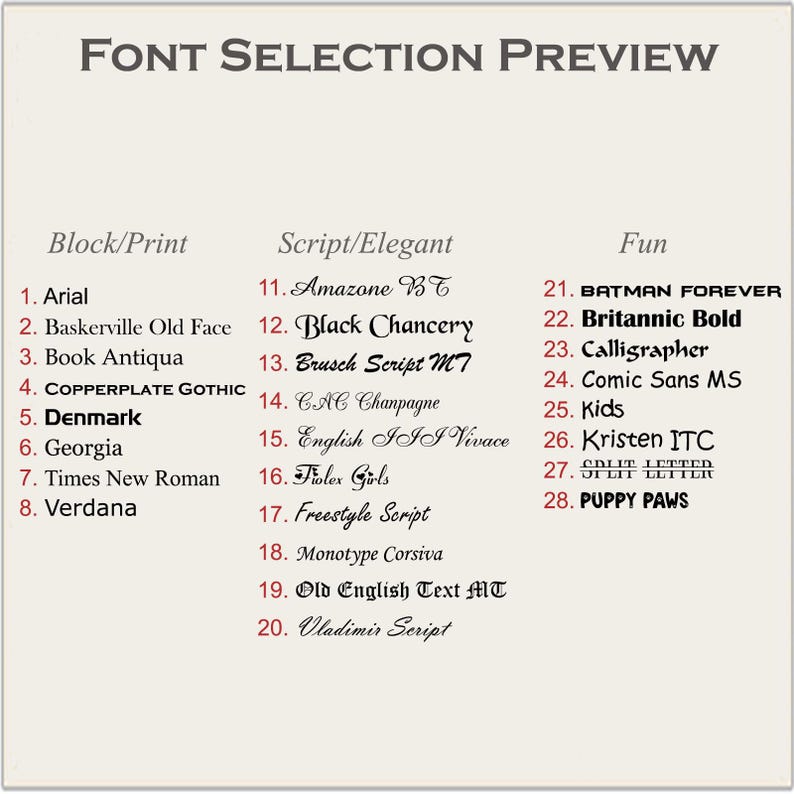 Personalized Leatherette Desk Name Bar in Choice of Color Desk Wedge ...