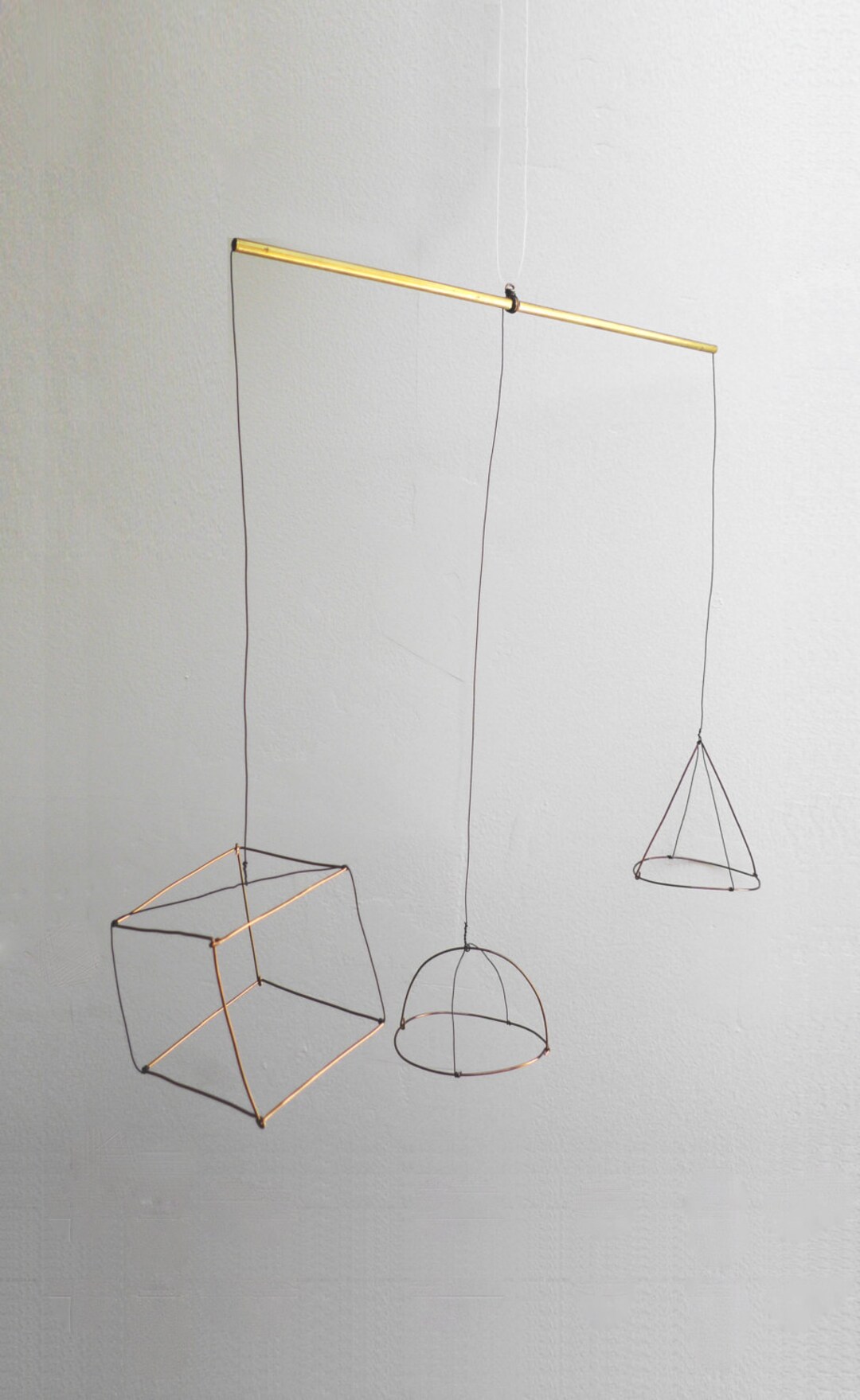 Minimalist 3D Geometric Mobile - Etsy
