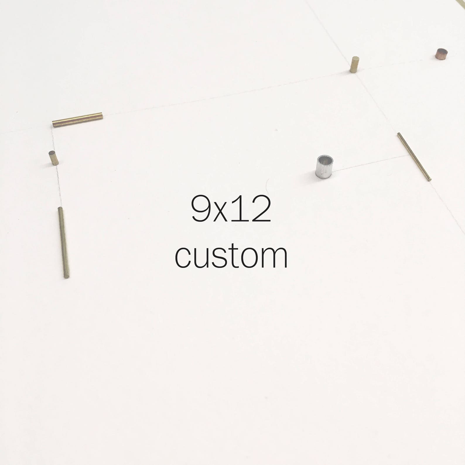 Minimalist Metal Collage Custom [framed 9x12] - Etsy