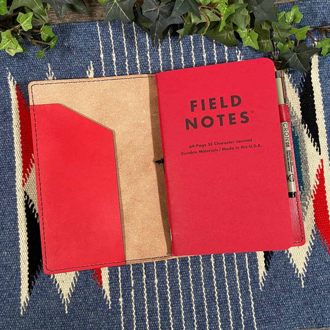 Leather Cover for Field Notes 5E Gaming Journal, Character Journal ...