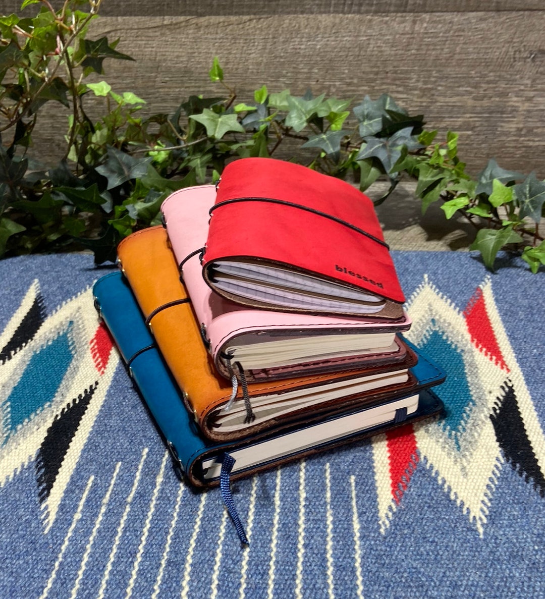 Traveler's Notebook Personalized Leather Journal Travelers Notebook A5 ...