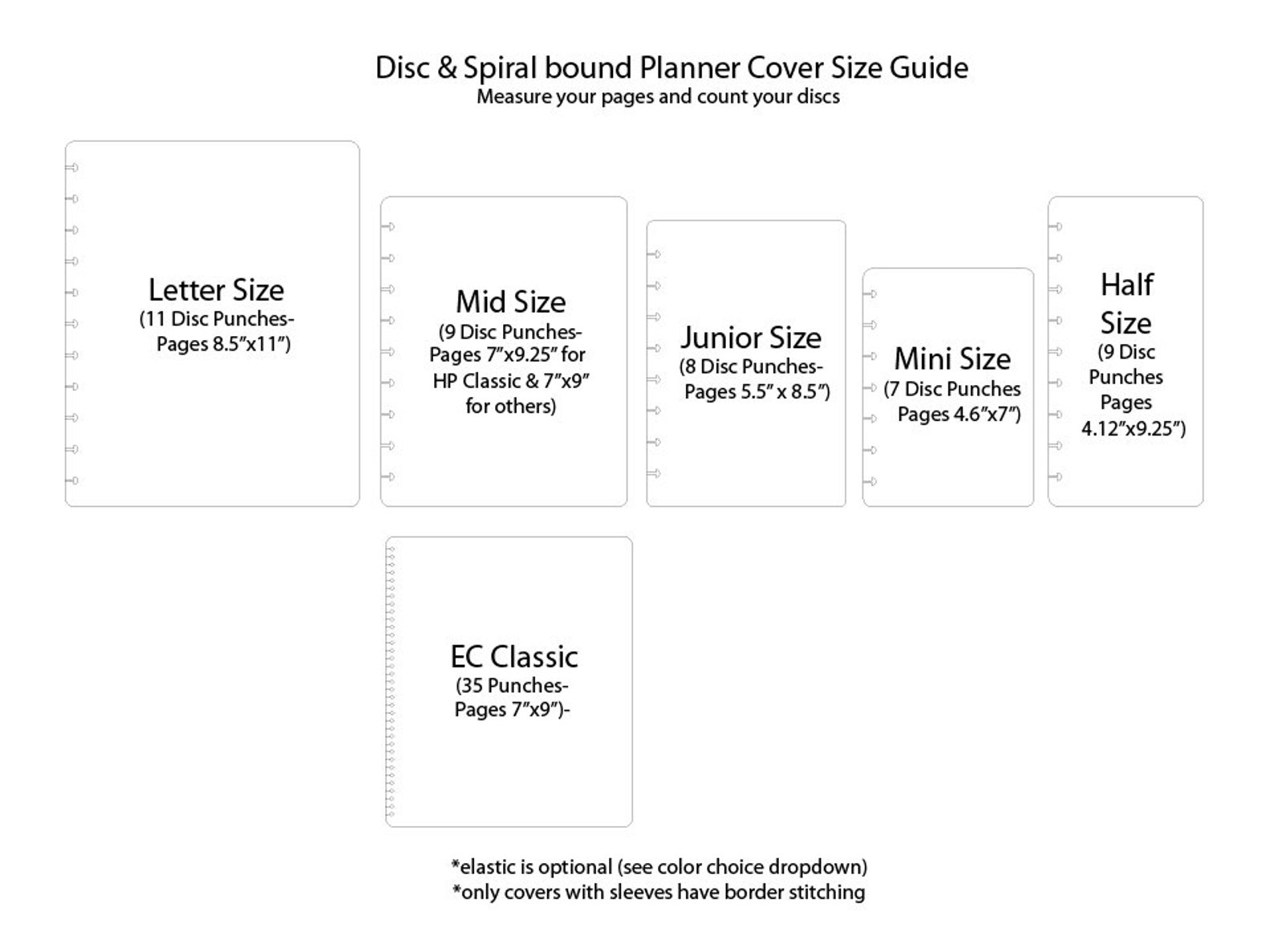 Leather Personalized Discbound Planner Cover - Etsy