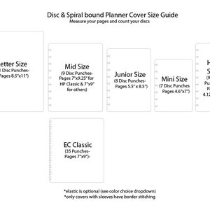 Leather Personalized Discbound Planner Cover - Etsy