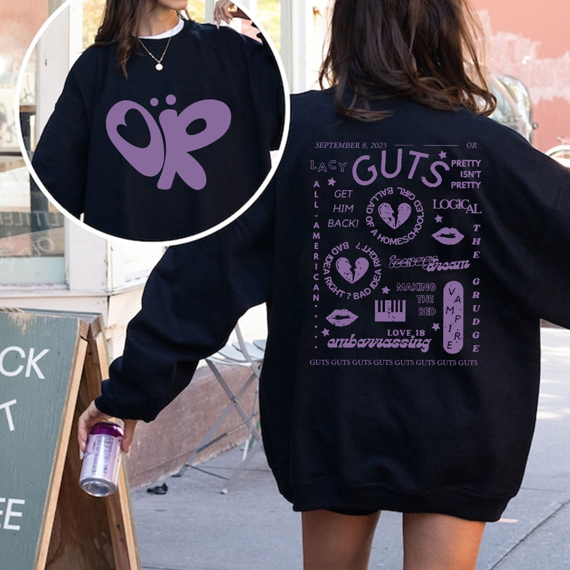 Vintage Olivia Rodrigo Png, GUTS Album Olivia Tour Png, Good 4 U Png ...