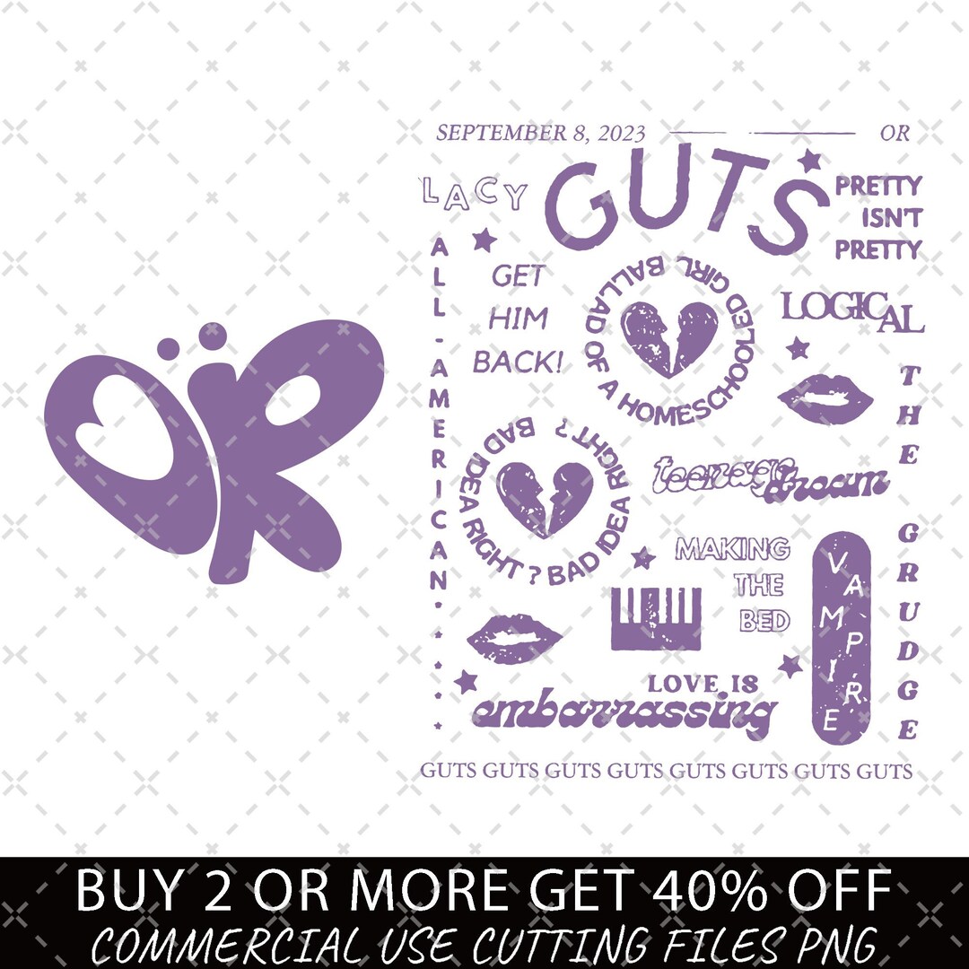 Vintage Olivia Rodrigo Png, GUTS Album Olivia Tour Png, Good 4 U Png ...