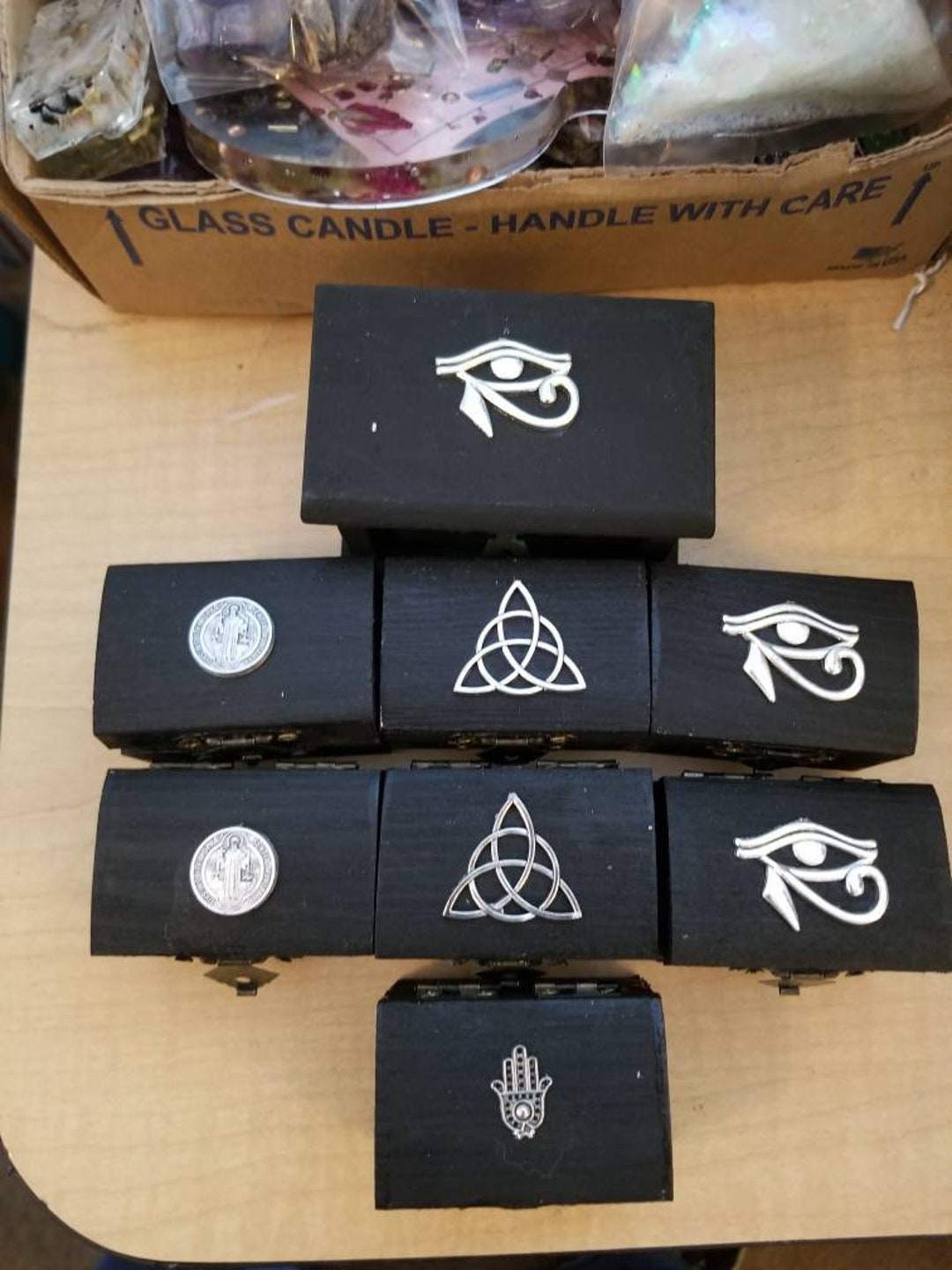 Karma Box 3.5 X 2" Wood - Etsy