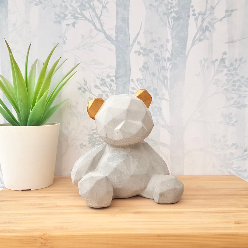 Concrete Bear Statue - Etsy
