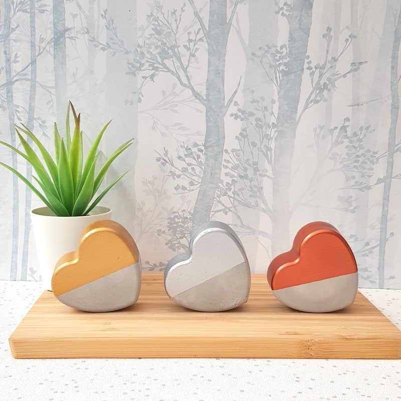 Concrete Heart - Etsy