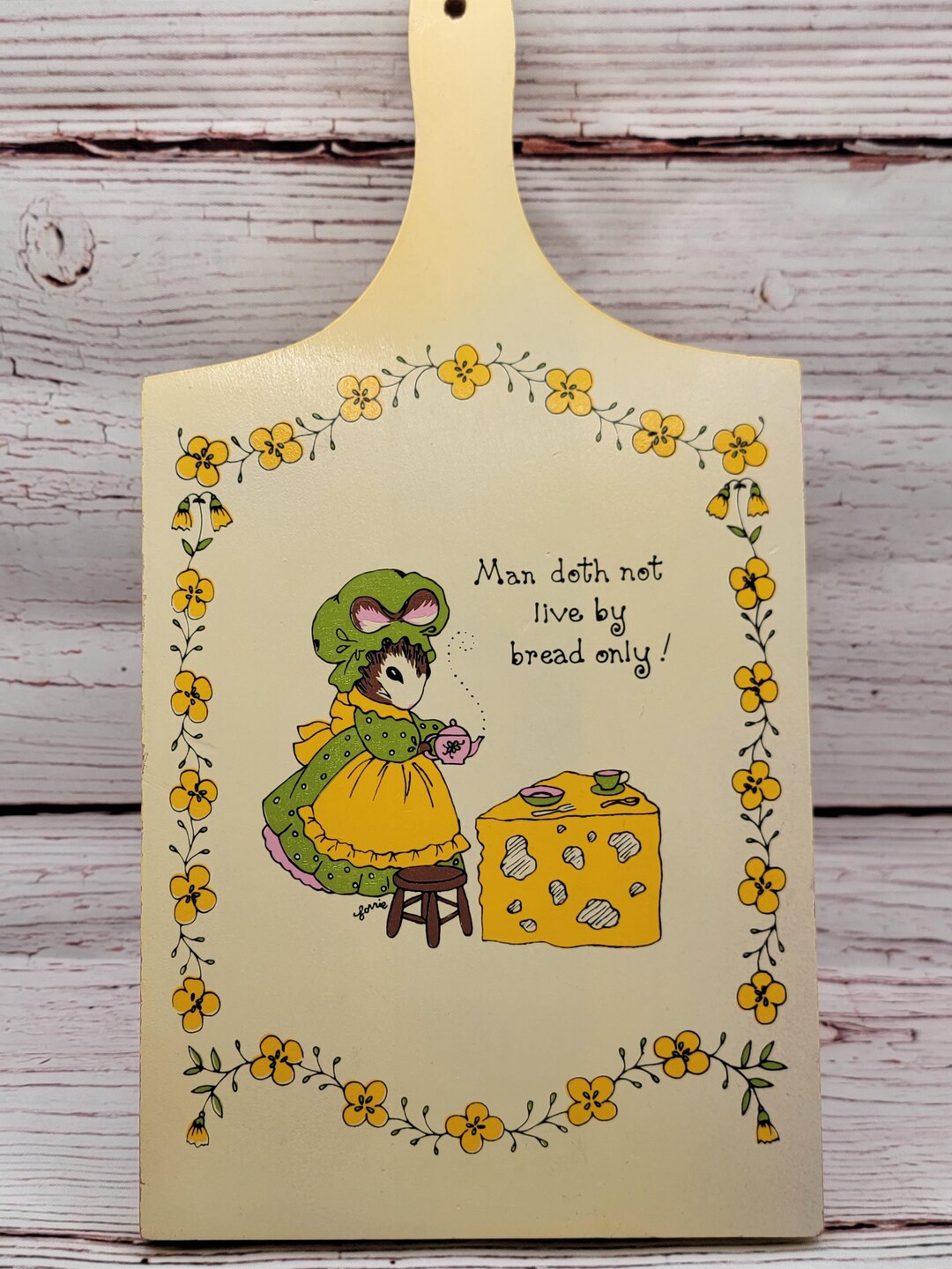 Vintage Lorrie Design Cheese Board - Etsy