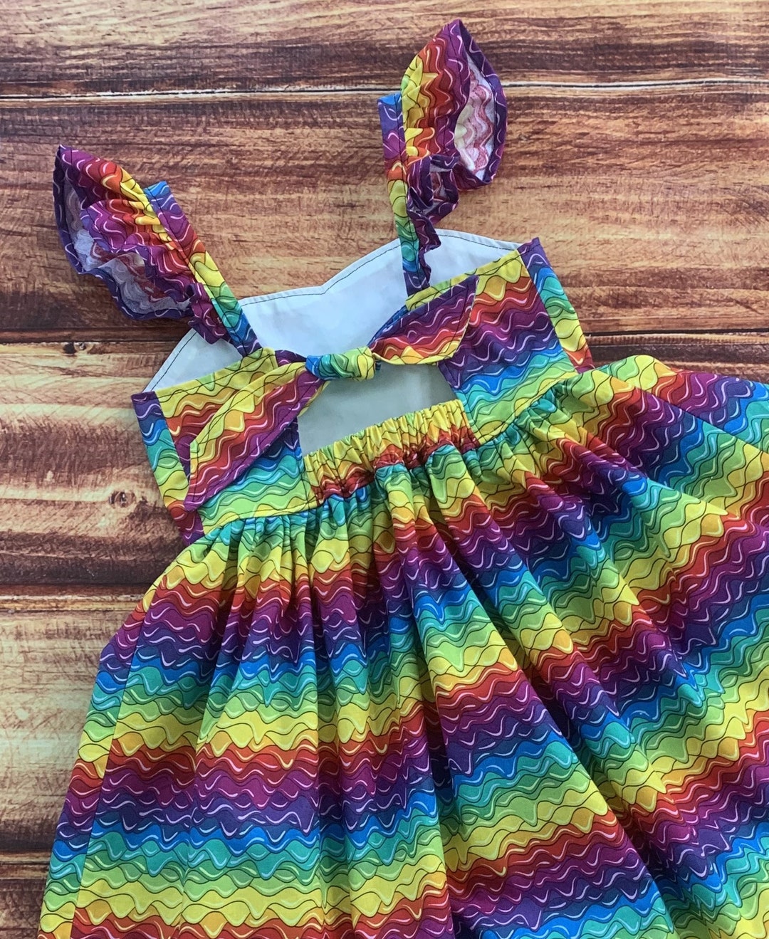 Twirly Rainbow Dress, Rainbow Dress Girls, Primary Colors, Rainbow ...