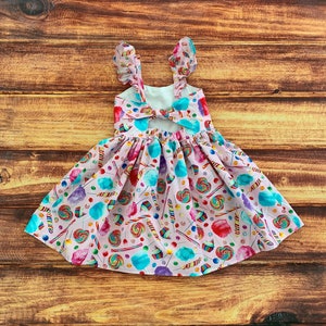 Candy Dress for Girls, Two Sweet Birthday Dress, Toddler Candy Dress ...