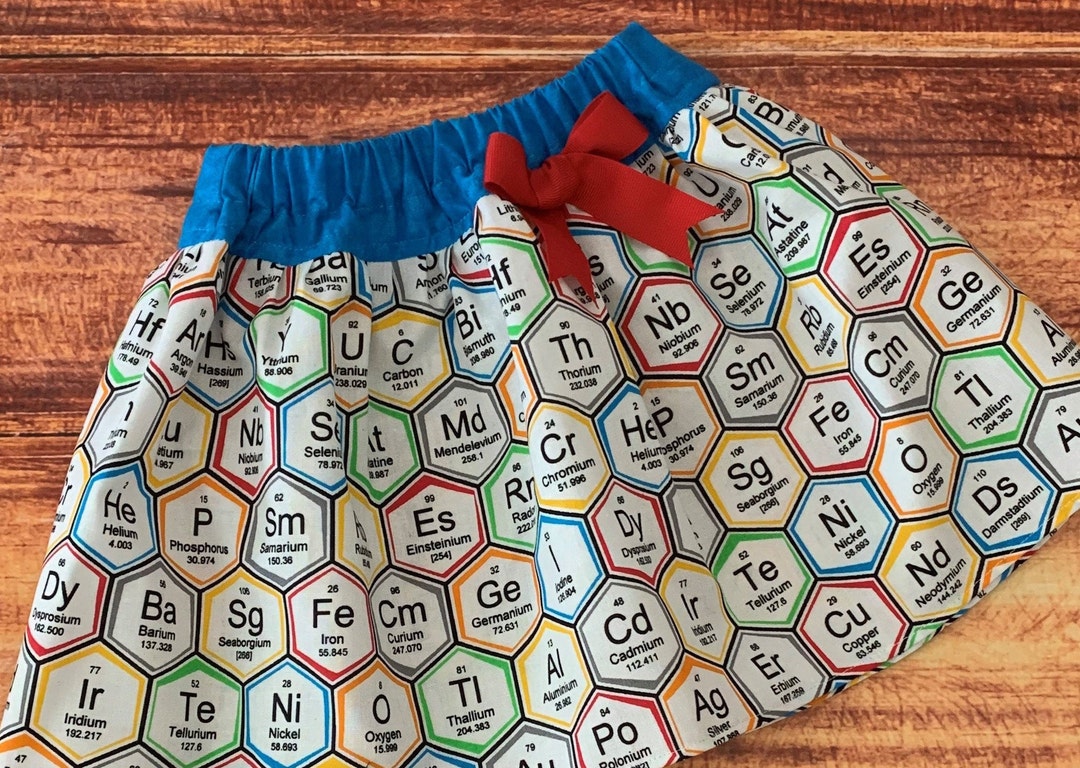 Science Theme Skirt, STEM Skirt, Girl in Science, Girls Science Party ...
