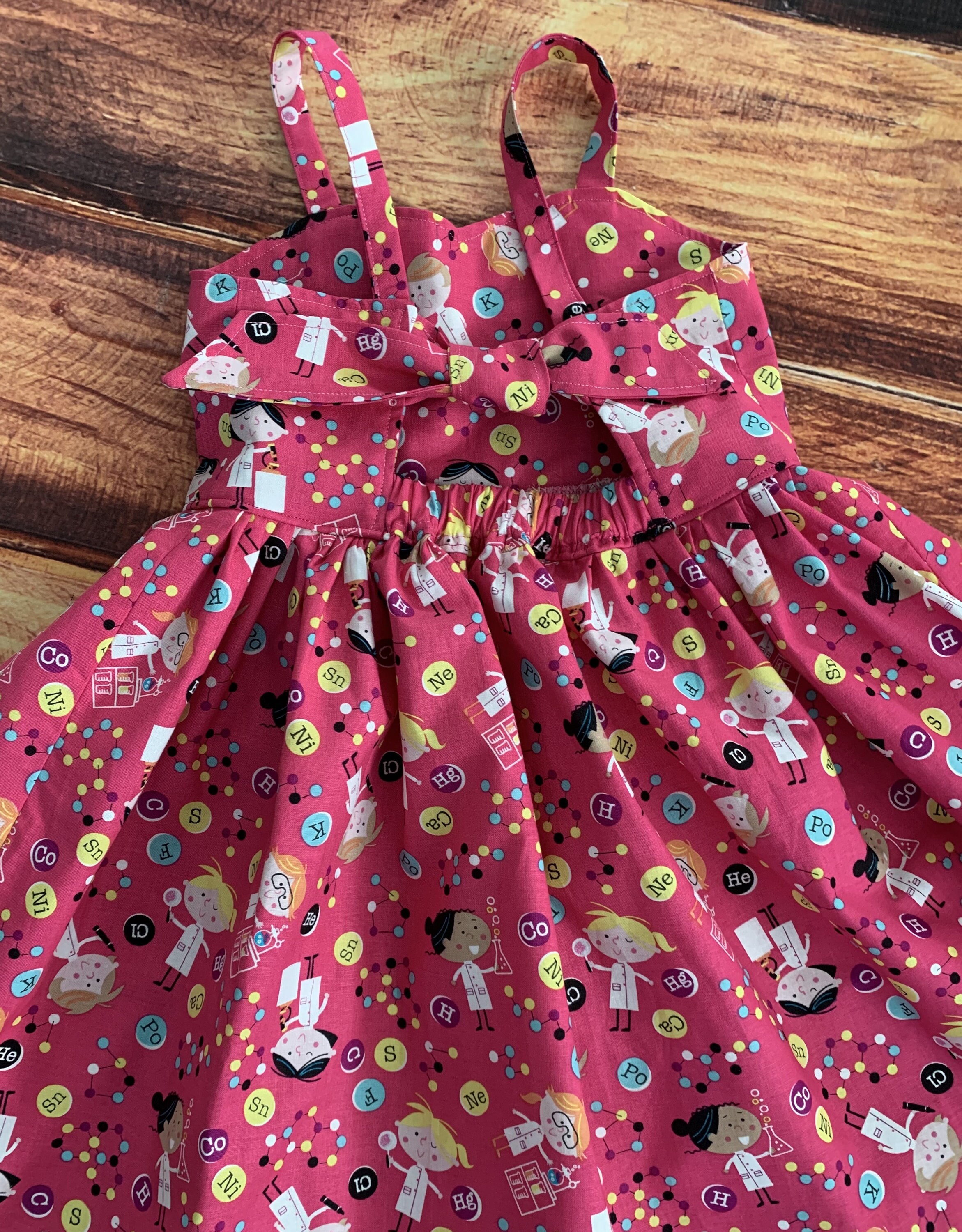 Science Dress, Chemistry Dress for Girl, Periodic Table of Elements ...