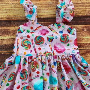 Candy Dress for Girls, Two Sweet Birthday Dress, Toddler Candy Dress ...