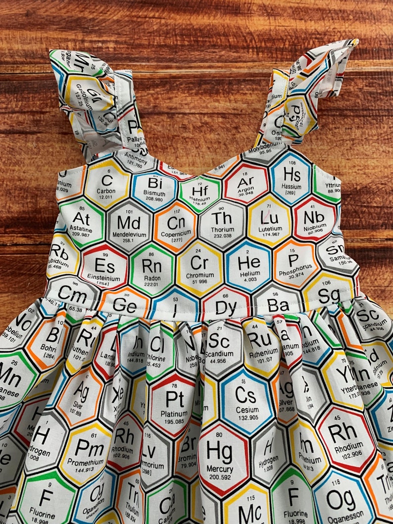 Chemistry Dress for Girl, Science Dress, Future Scientist, Periodic ...