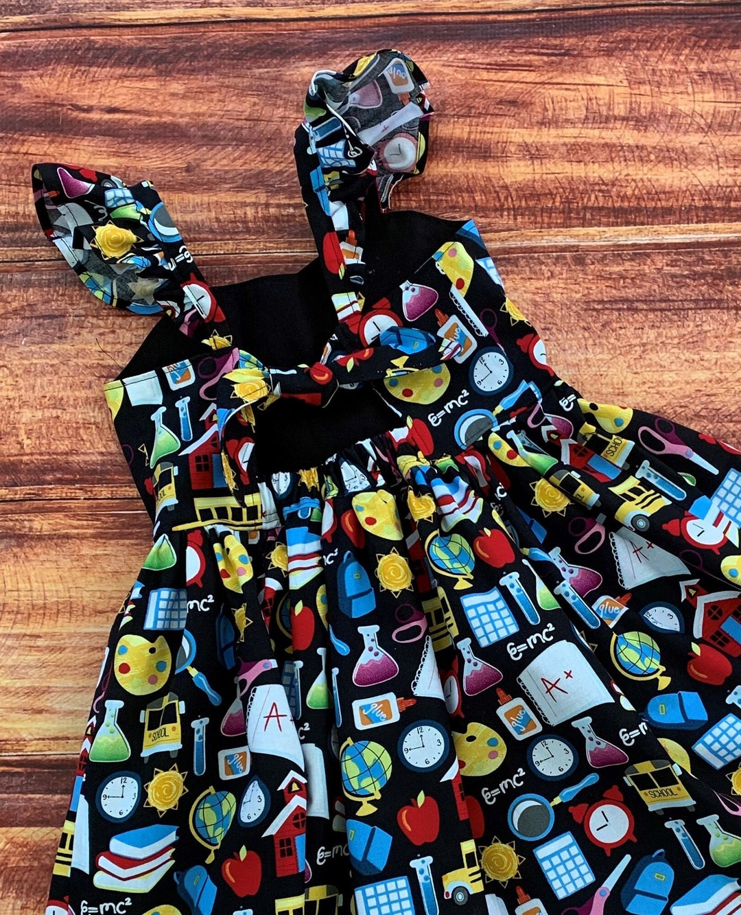 Back to School Dress, Girl School Dress, First Day of School, Alphabet ...