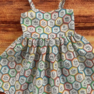 Periodic Table of Elements, Science Dress, Chemistry Dress for Girl ...