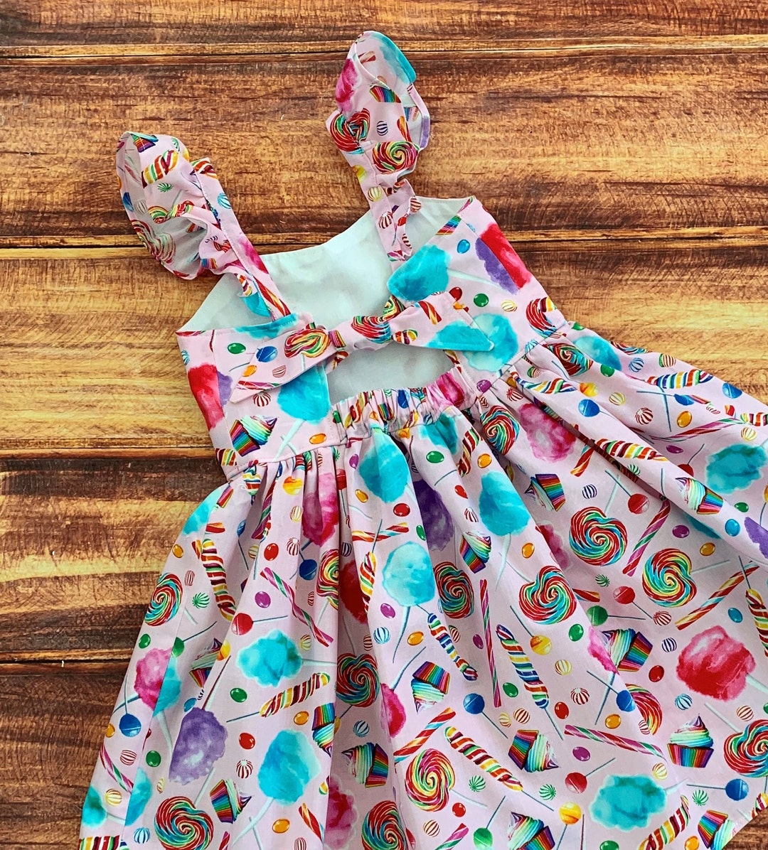 Candy Dress for Girls, Two Sweet Birthday Dress, Toddler Candy Dress ...