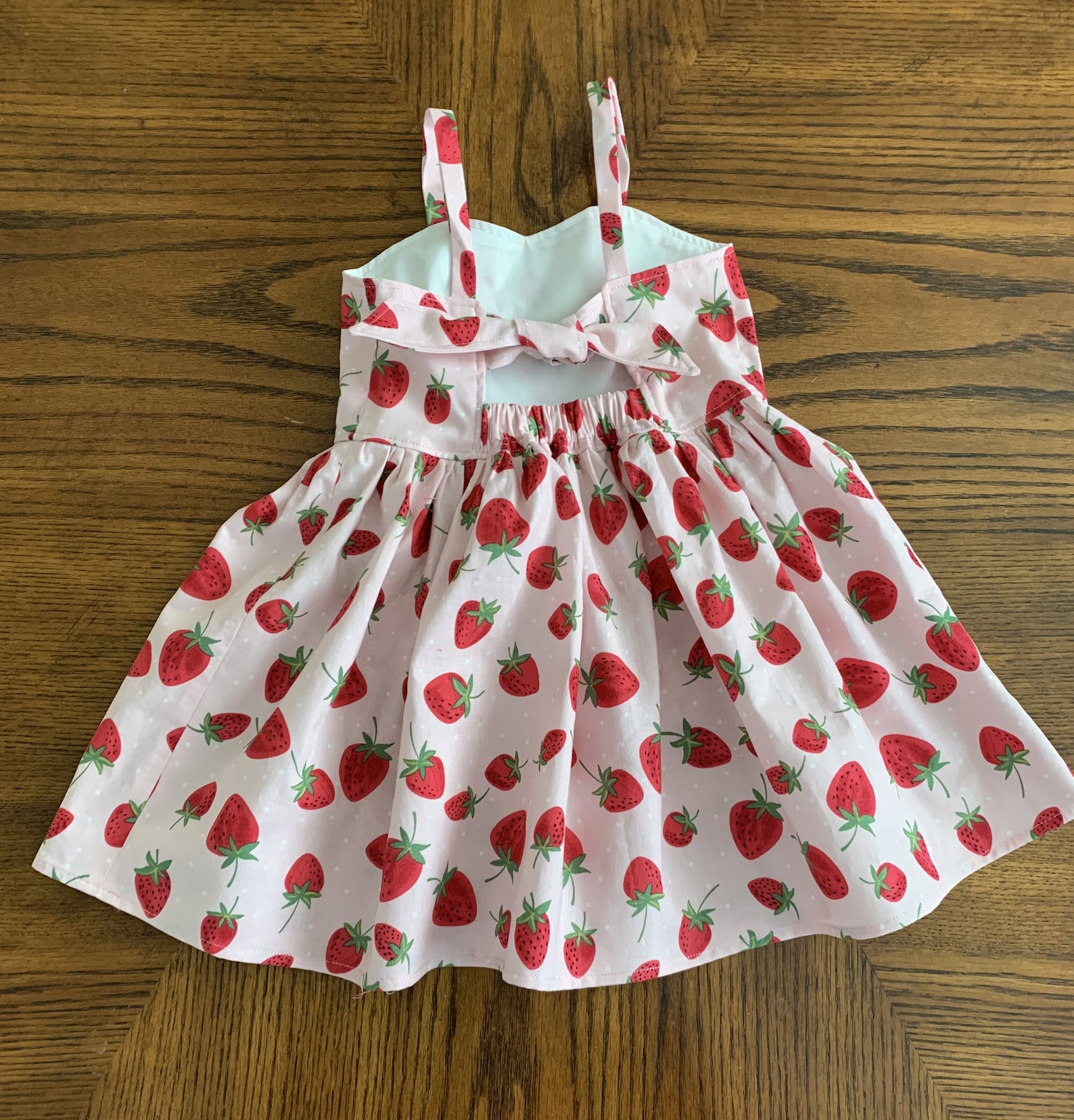 Strawberry Twirly Dress, Berry First Birthday, Summer Berry Dress ...
