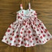 Strawberry Twirly Dress: Berry First Birthday Outfit, Summer Sundress ...