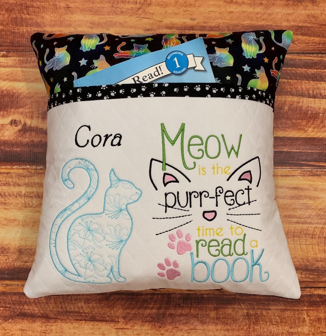 Personalized Cat Pillow, Custom Cat Pillow, Kitten Gift, Kitten Pillow ...