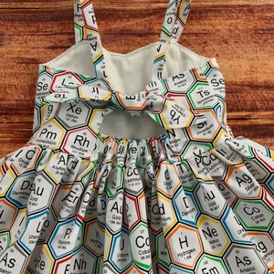 Science Dress Chemistry Dress for Girl STEM Dress Periodic - Etsy