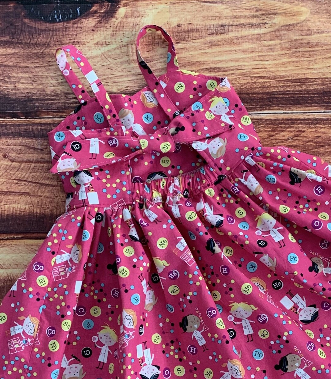 Science Dress, Chemistry Dress for Girl, Periodic Table of Elements ...