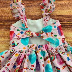 Candy Dress for Girls, Two Sweet Birthday Dress, Toddler Candy Dress ...