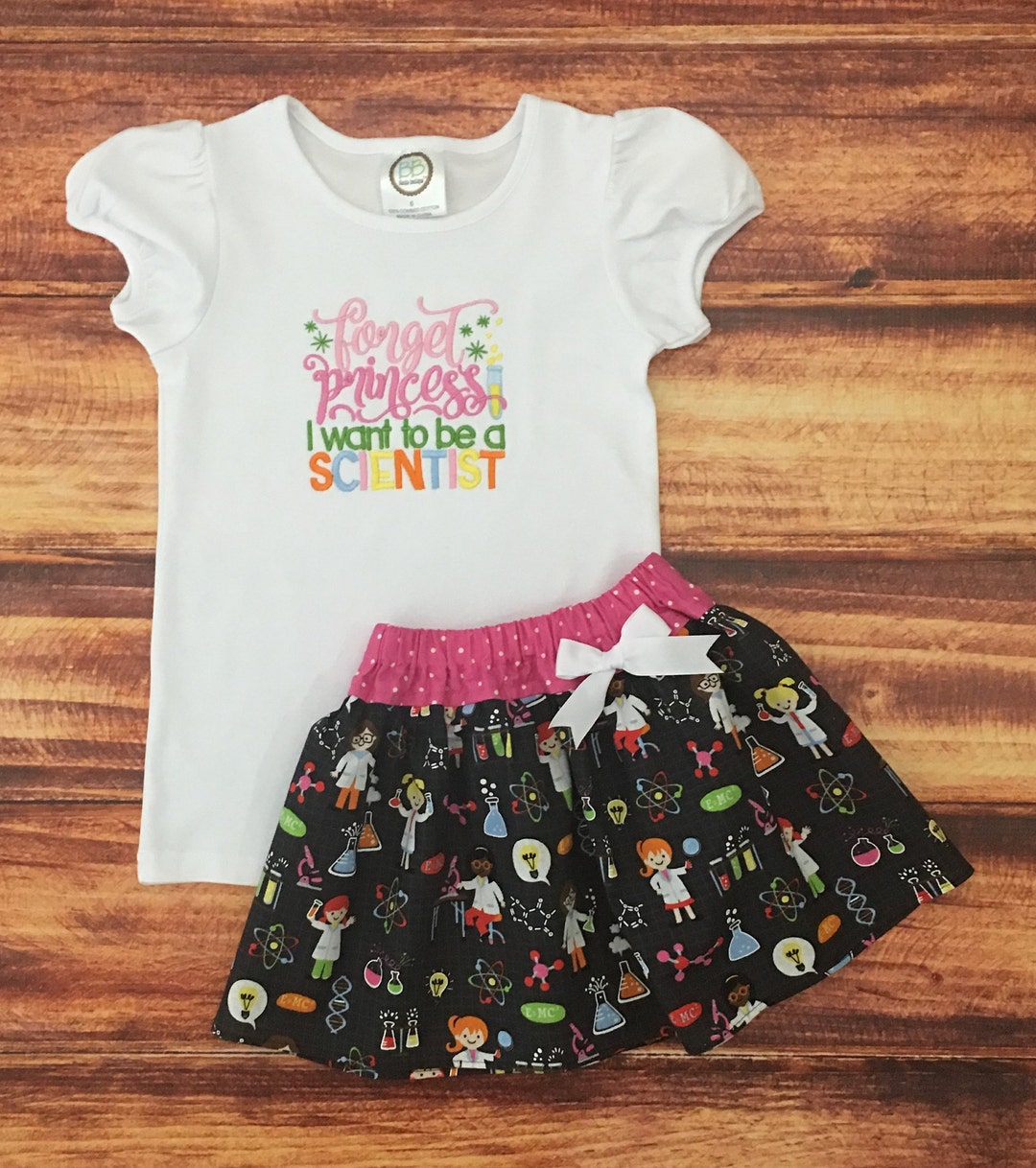 STEM Outfit for Girls, Girls Science Party, Science Birthday, Science ...