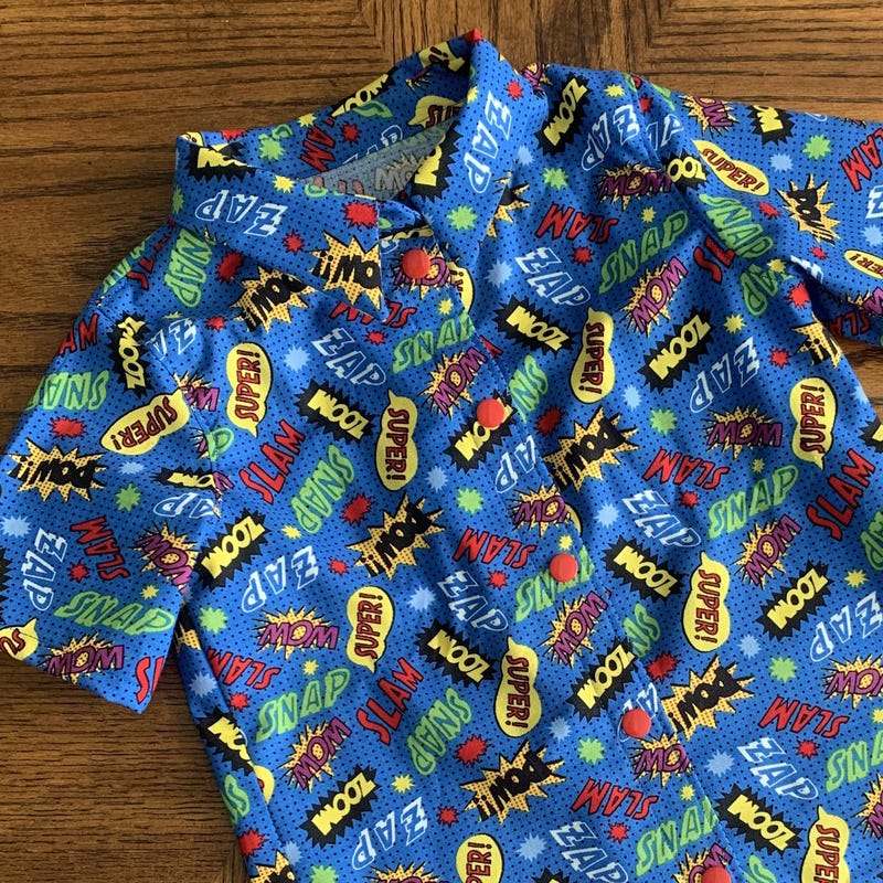 Superhero Button - Etsy