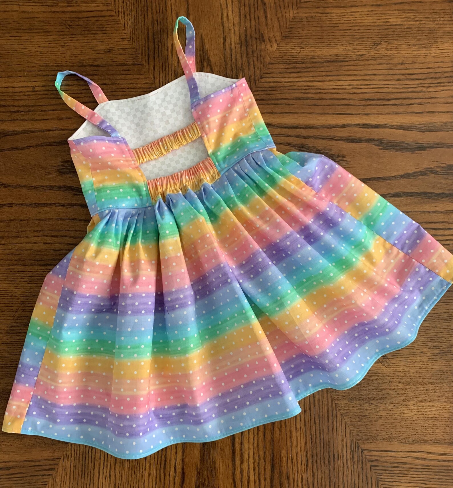 Rainbow Dress for Girl, Twirly Dress, Girls Rainbow Outfit, Girl ...
