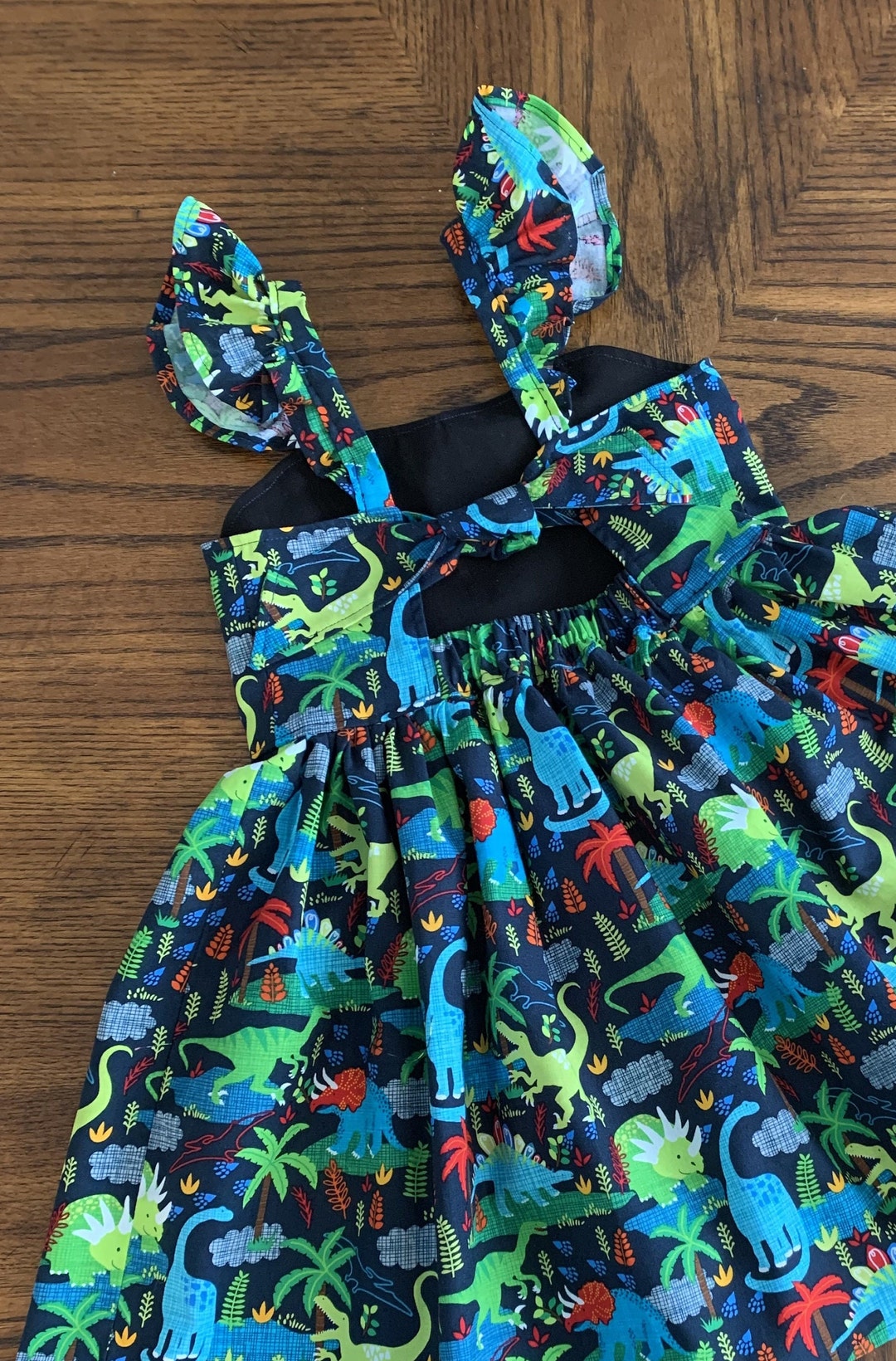 Dinosaur Twirly Dress, Dinosaur Dress for Girls, Dinosaur Gift for Girl ...