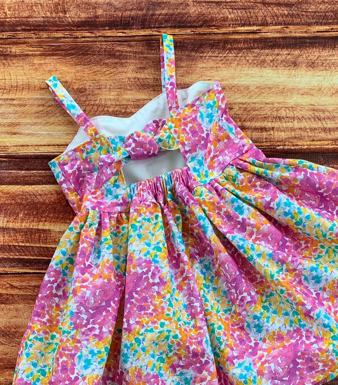 Spring Floral Dress for Girls, Spring Dress Baby Girl, Toddler Floral ...