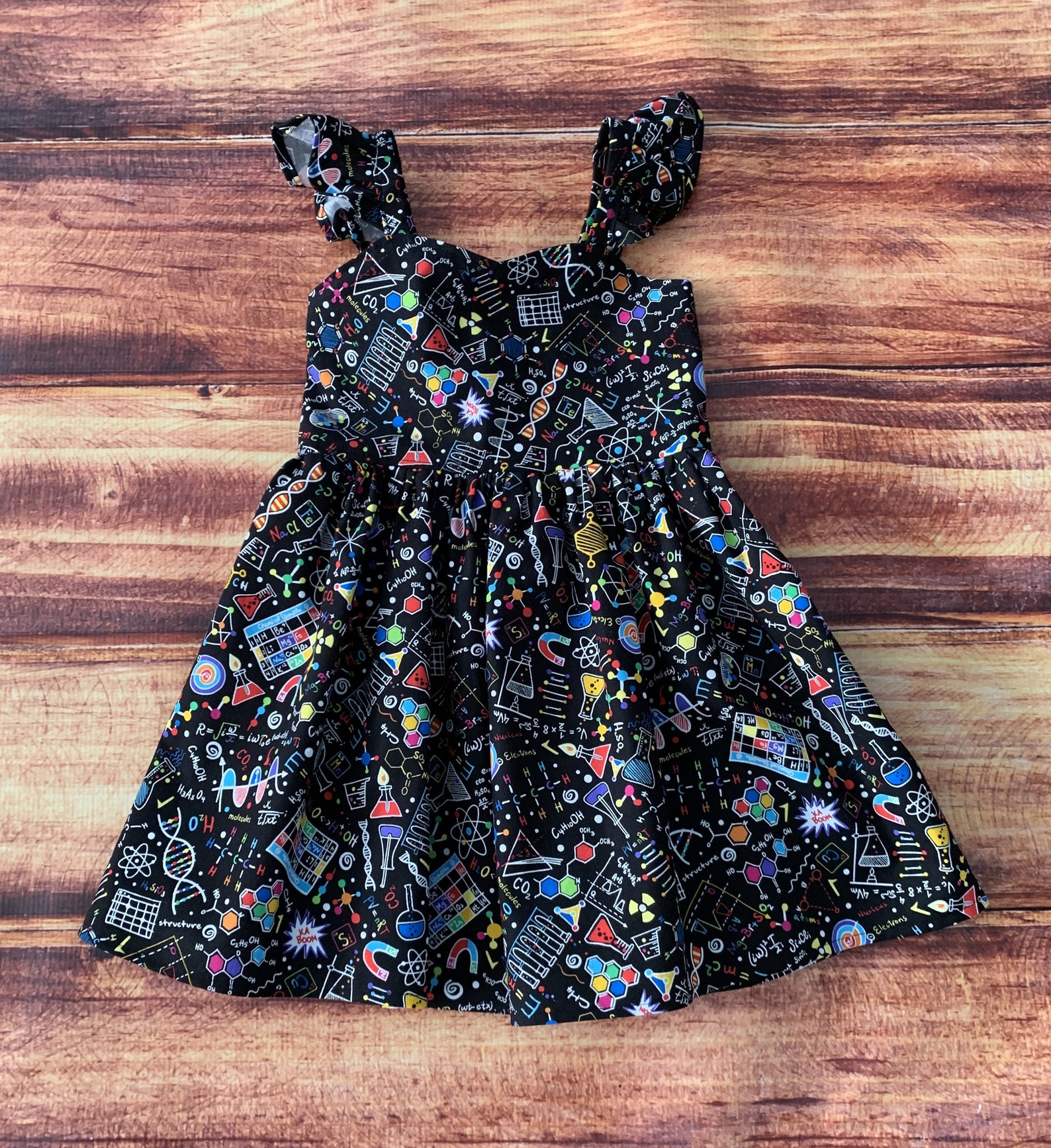 Science Dress, Chemistry Dress for Girl, STEM Dress, Periodic Table of ...