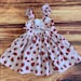 Strawberry Twirly Dress: Berry First Birthday Outfit, Summer Sundress ...