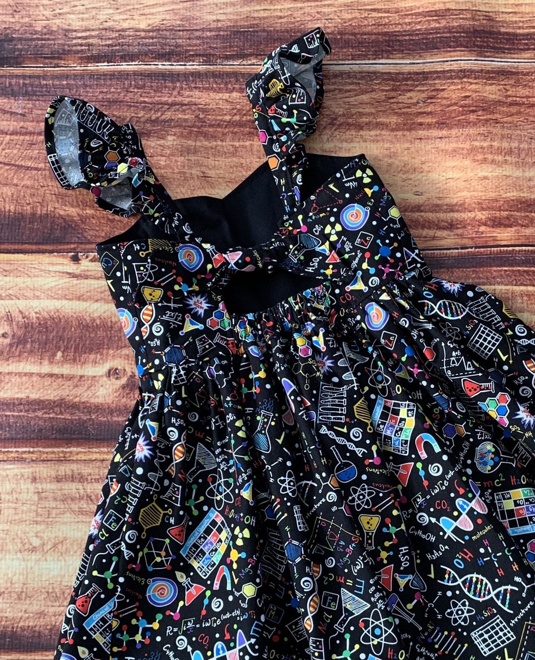 Science Dress, STEM Dress, Chemistry Dress for Girl, Periodic Table of ...